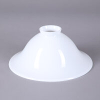Pendelglasschirm Weiß Ø 220mm E27 Lampenglas Ersatzglas rund, 34,99