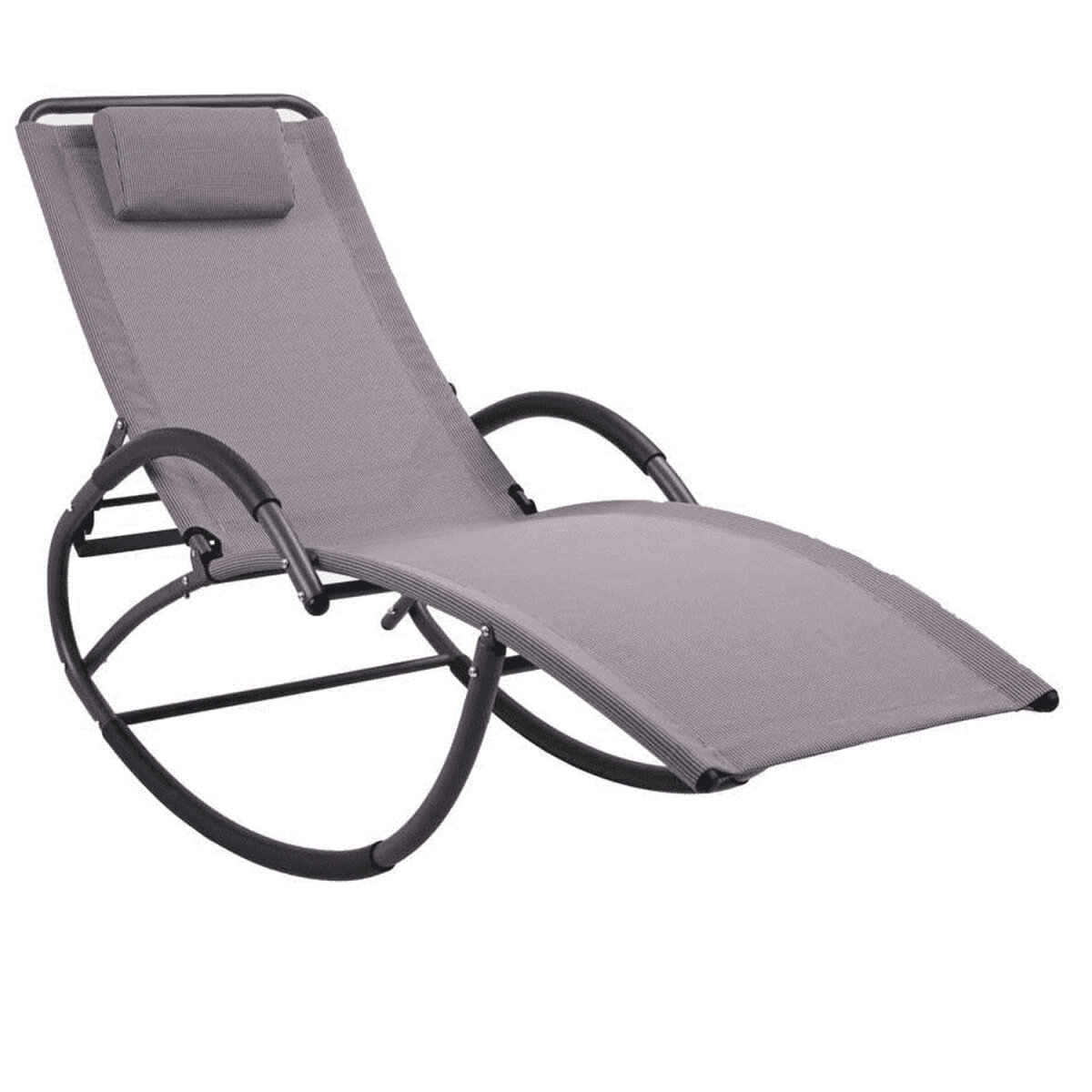Schaukelliege SIROS 305430 anthrazit Sonnenliege Gartenliege, 119,90